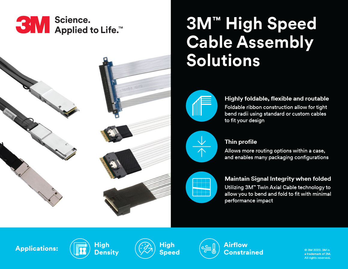 트위낵스 고속 케이블 솔루션 – 3M | DigiKey